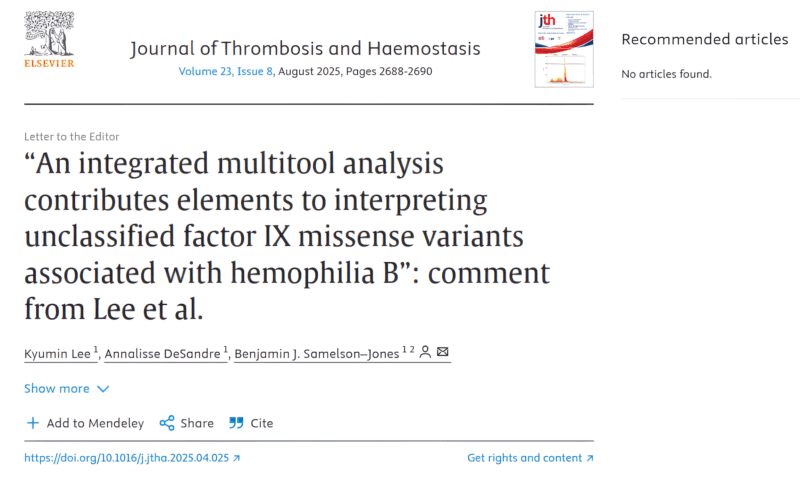 Genotype–Phenotype Understanding in Hemophilia B: Commentary on Factor ...