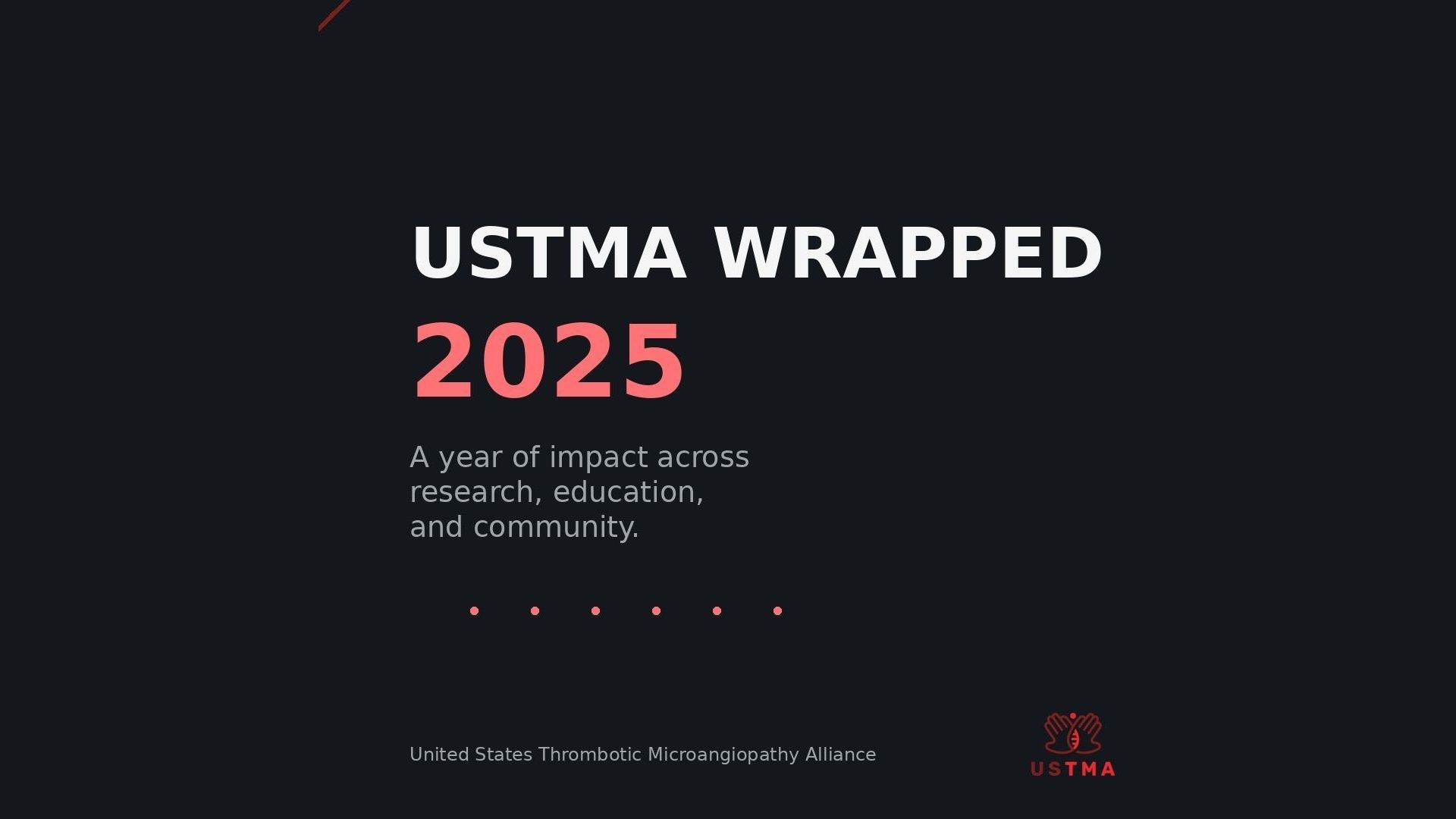 USTMA Consortium and Alliance Wraps 2025 - Hemostasis Today